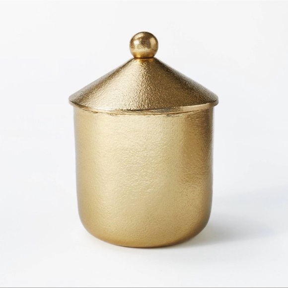 Studio McGee | Accents | Studio Mcgee Tall Brass Canister | Poshmark